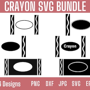 Crayon Svg Bundle, Crayon Wraper Svg, Crayon Set Svg, Crayon Wrapper ...