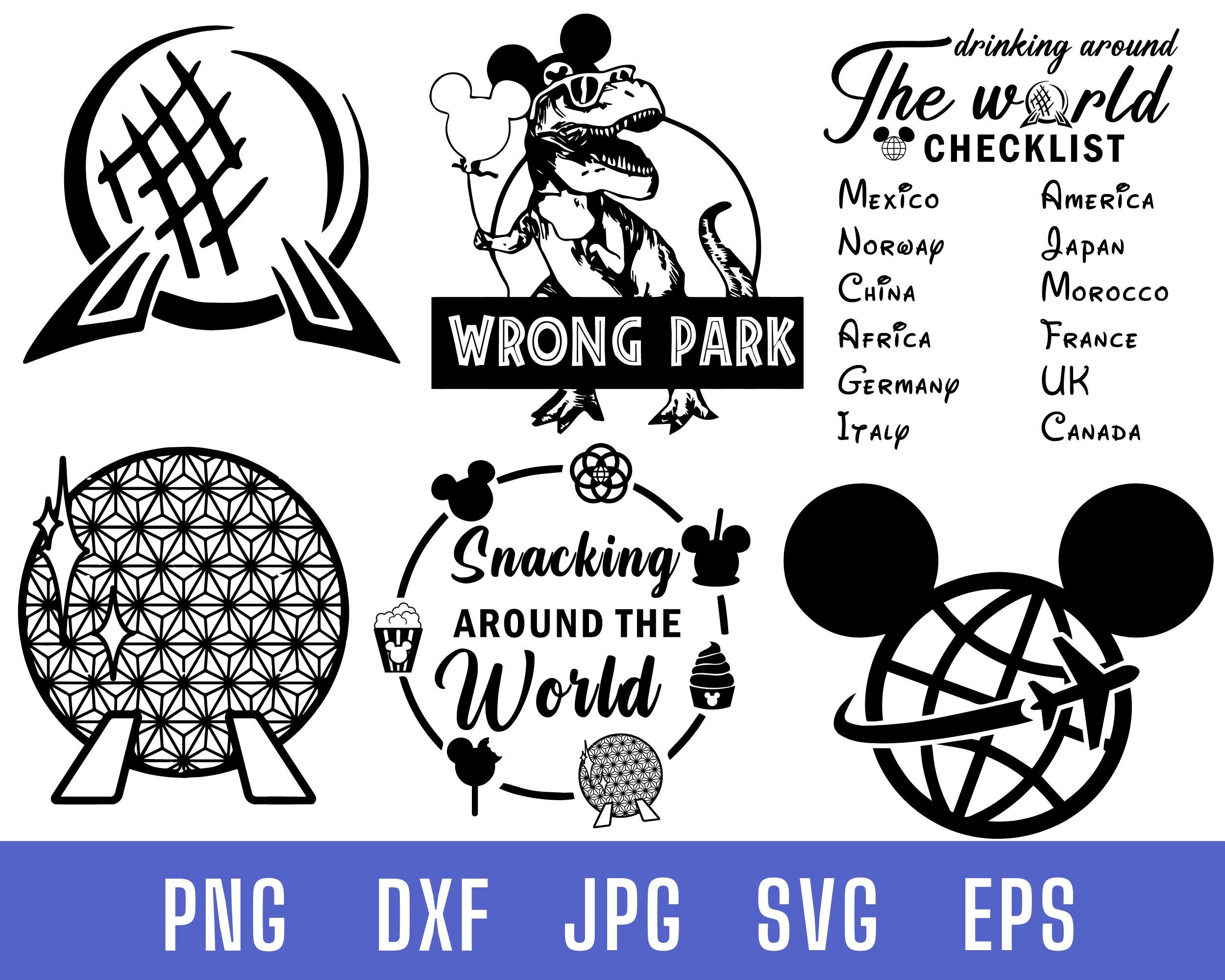 Epcot Svg World Traveler Svg Family Vacation Svg Epcot - Etsy UK
