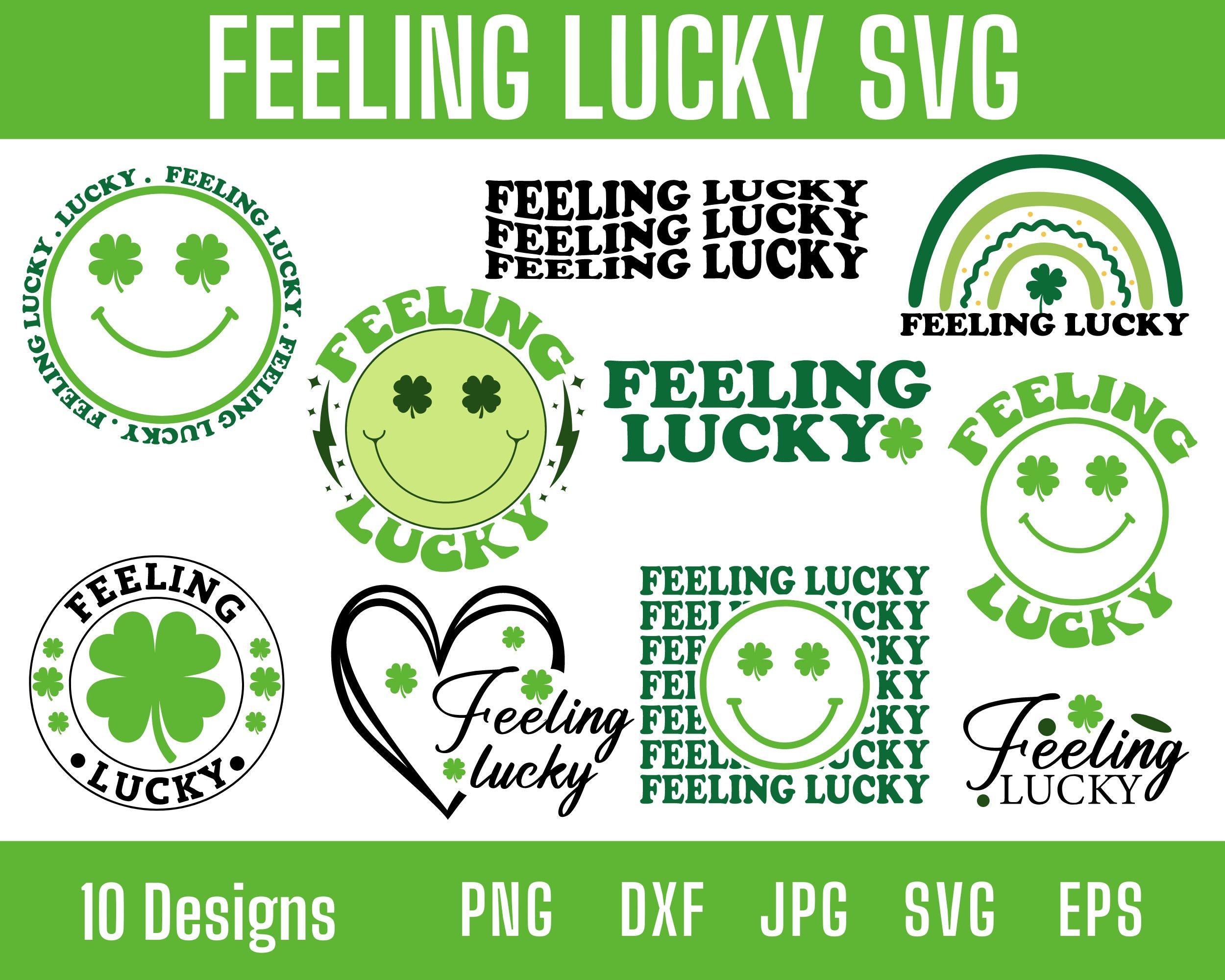Feeling Lucky Svg Feeling Lucky Svg Bundle St Patricks Day - Etsy