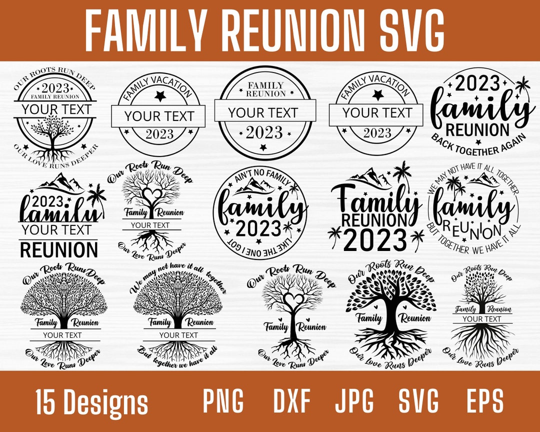 Family Reunion Svg Bundle, Family Tree Svg, Family Reunion Shirt, Our ...