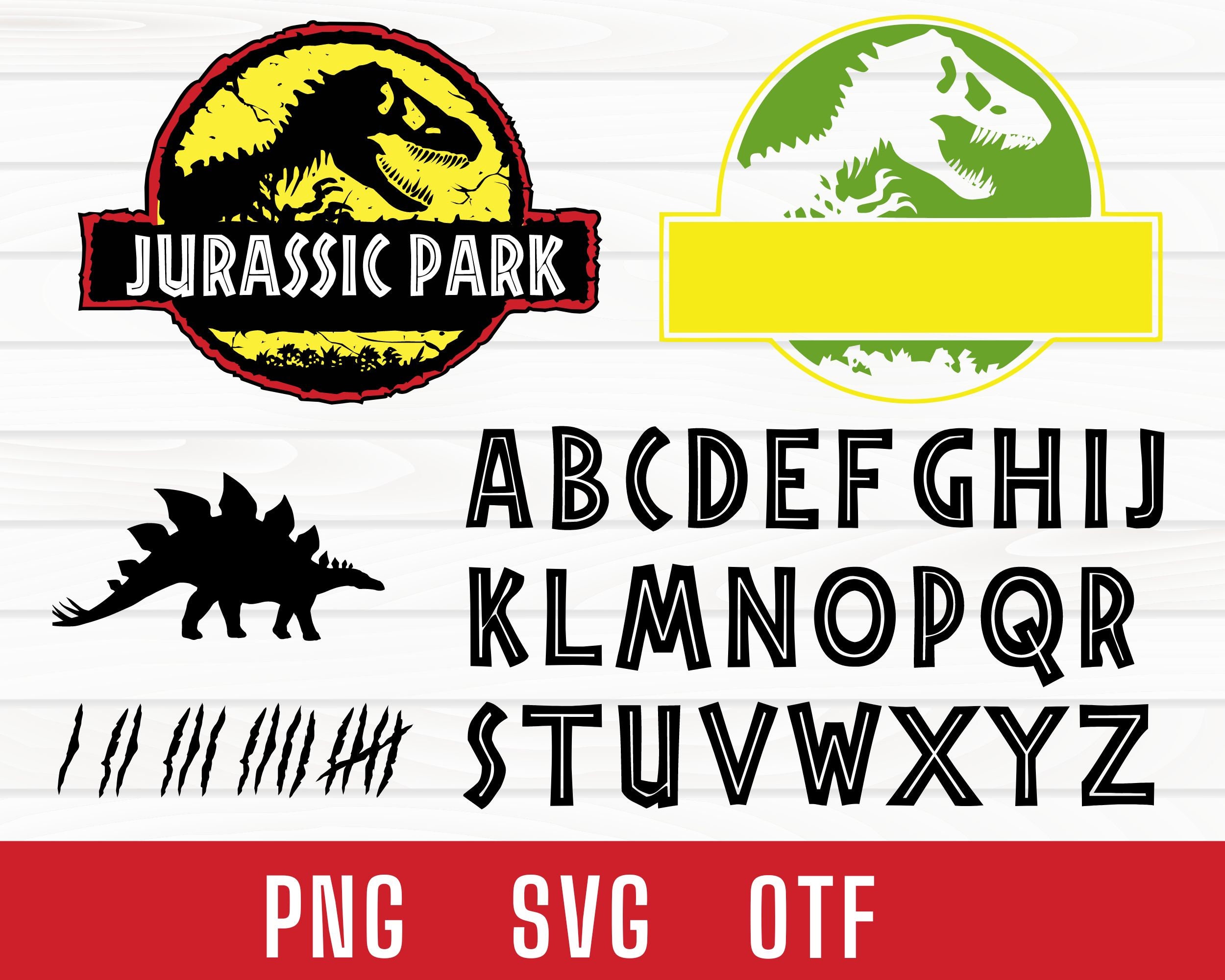 Jurassic Park Svg Dinosaur Svg Dinosaur Svg Bundle Dinosaur - Etsy ...