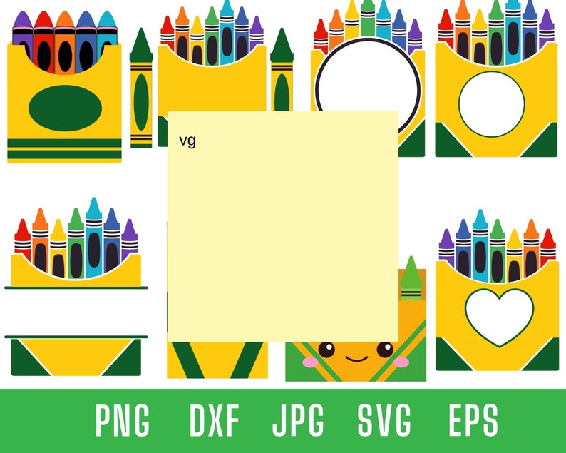 27 Crayon Split Monogram Svg, Crayon Svg, Teacher Svg, Crayon Wrapper ...