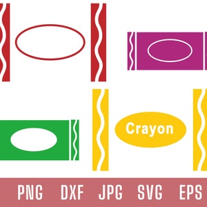 Crayon Svg Bundle, Crayon Wraper Svg, Crayon Set Svg, Crayon Wrapper ...