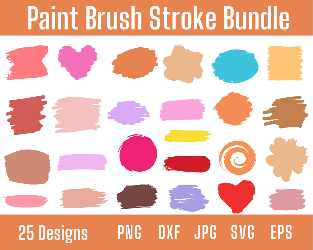 Brush Stroke Svg, Paint Brush Stroke Svg, Brush Stroke Clipart, Paint ...