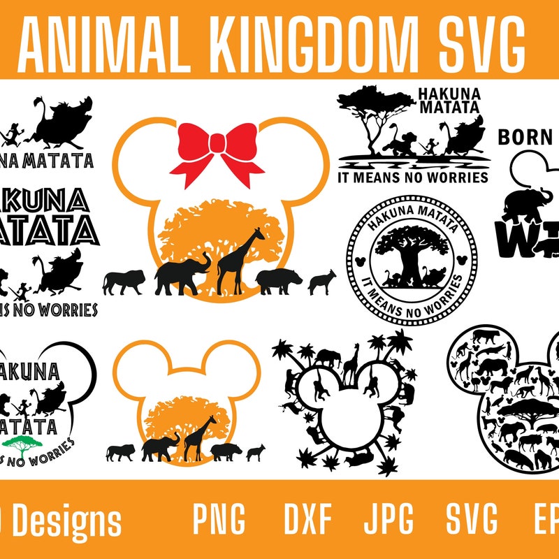 Animal Kingdom Svg - Etsy