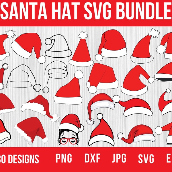 Santa Hat - Etsy