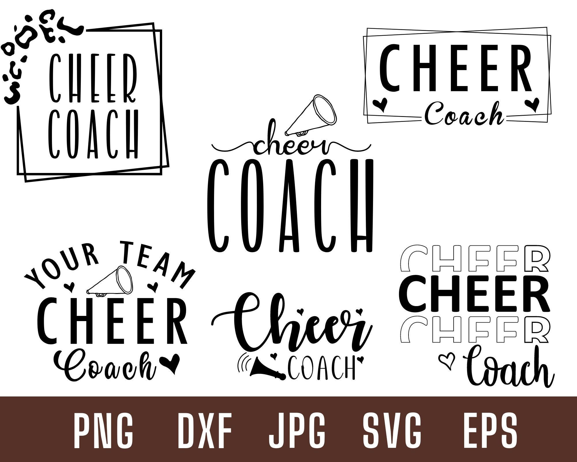 Cheer Coach Svg Bundle Cheer Coach Svg Cheer Mom Svg Cheer - Etsy Canada