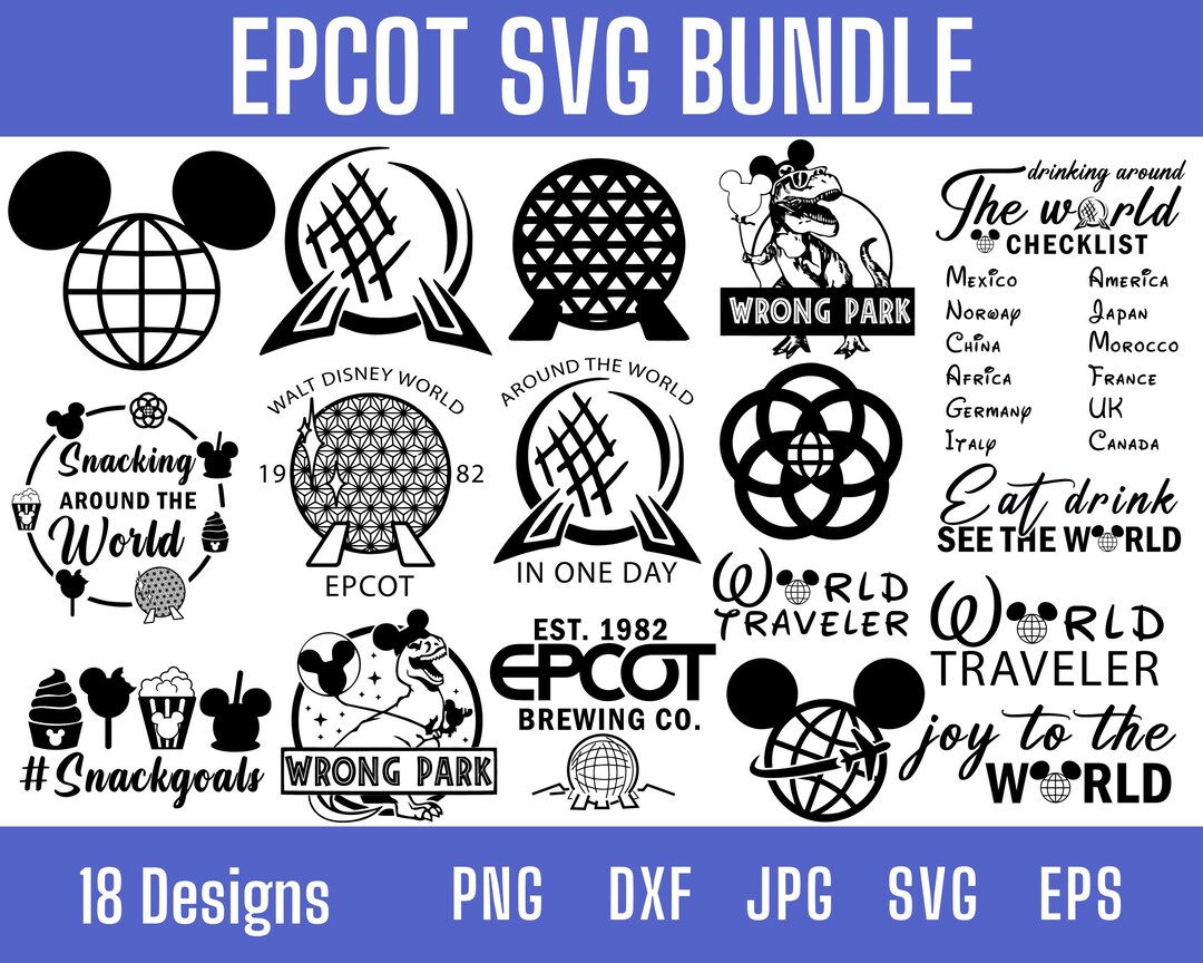 Epcot Svg, World Traveler Svg, Family Vacation Svg, Epcot Shirt ...