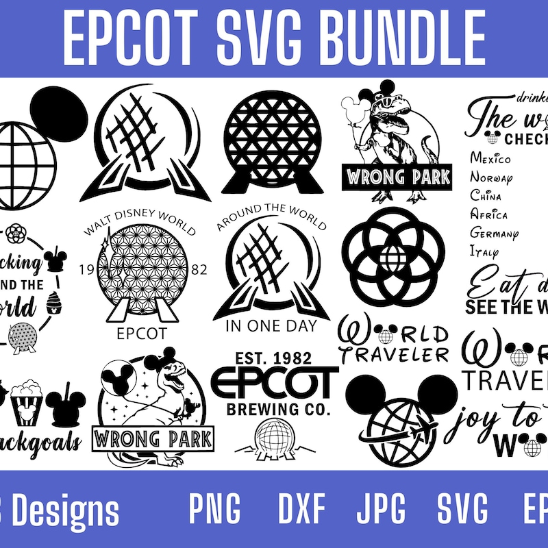 Epcot Shirt Svg - Etsy