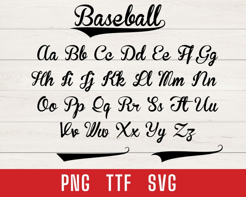 Baseball Font Svg Bundle Baseball Font With Stitches Baseball - Etsy México