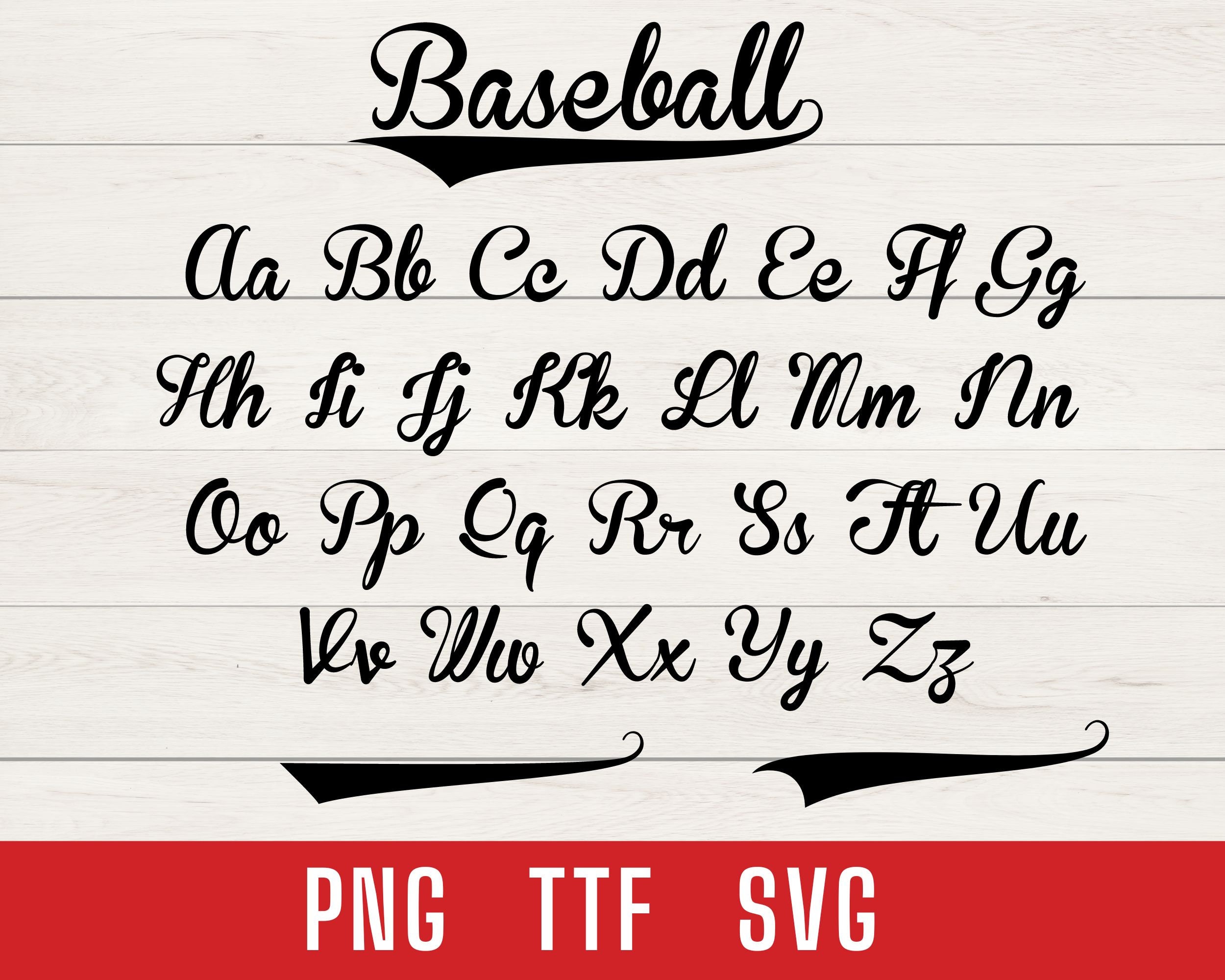 Baseball Font Svg Bundle Baseball Font With Stitches Baseball - Etsy México