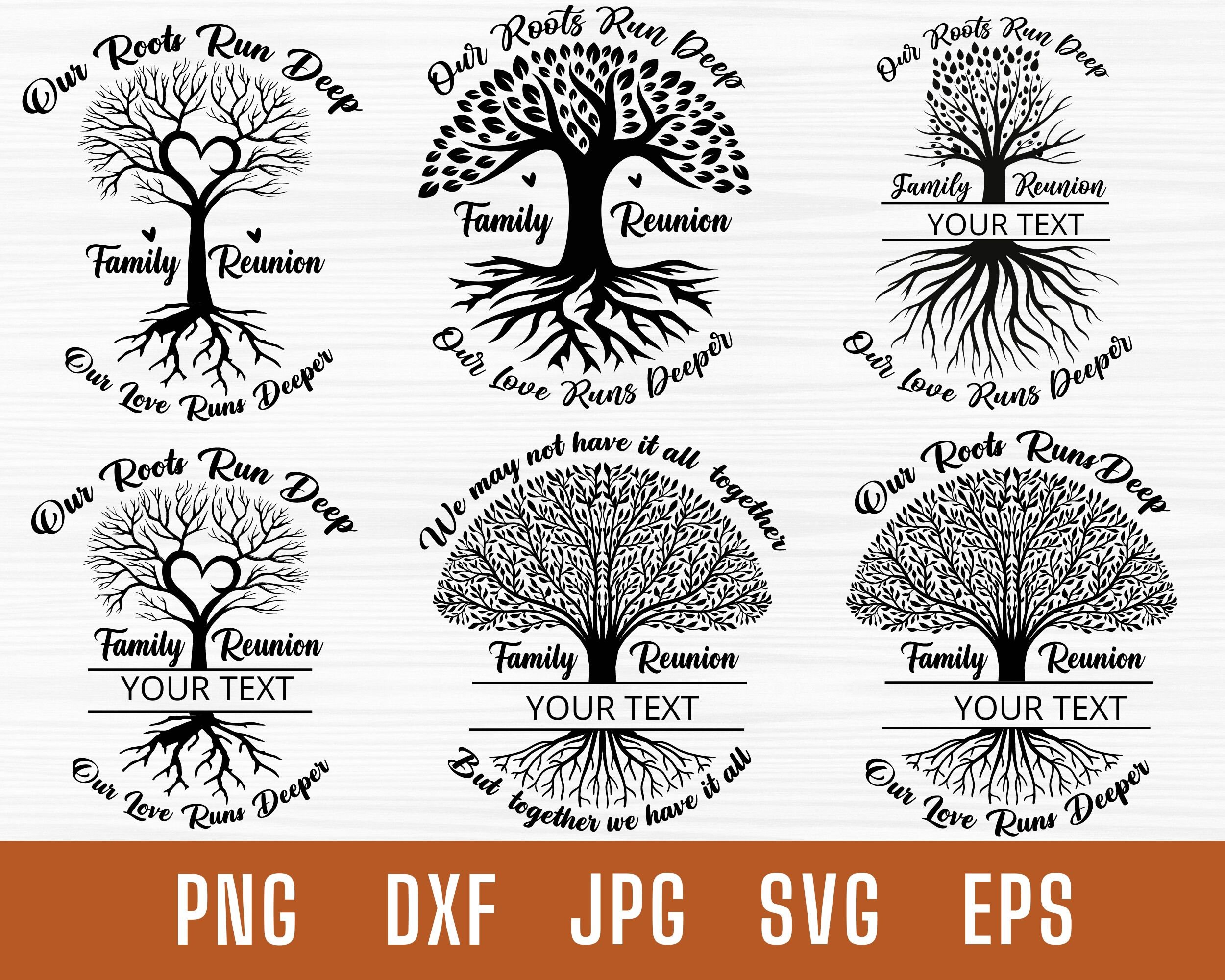 Family Reunion Svg Bundle Family Tree Svg Family Reunion - Etsy Canada