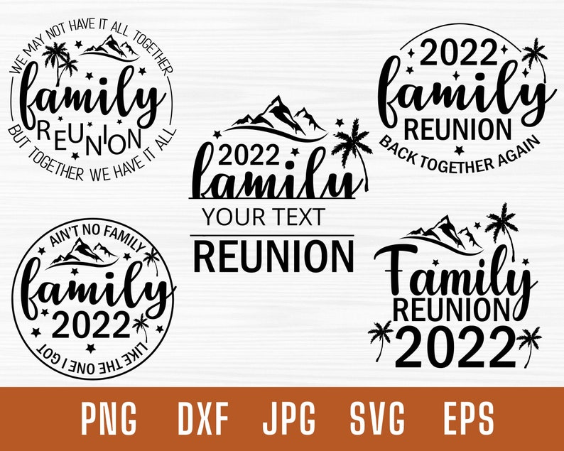 Family Reunion Svg Bundle Family Tree Svg Family Reunion - Etsy