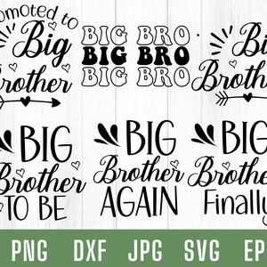 Big Brother Svg, Big Bro Svg, Big Brother Shirt, Sibling Svg, Big ...