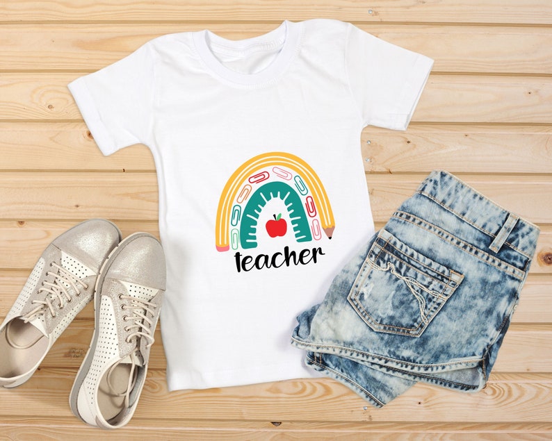 Teacher Rainbow Svg Bundle Teacher Rainbow Png SVG Teacher - Etsy