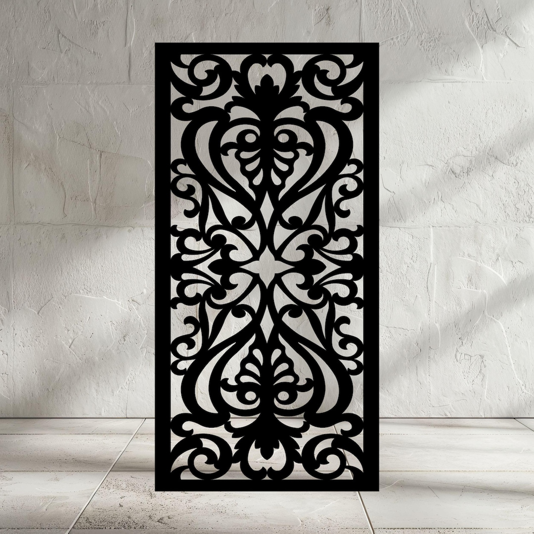Privacy Panel, Decorative Panel, Privacy Screen, Yard Art, Arabesque 14 ...