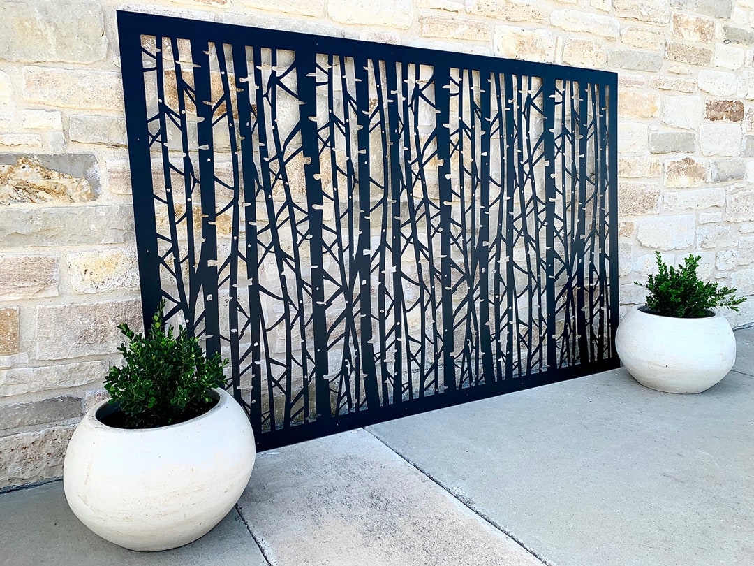 Privacy Panel, Decorative Panel, Privacy Screen, Garden Decor, Yard Art ...
