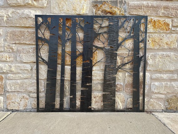 Privacy Panel Decorative Panel Privacy Screen Yard Art - Etsy