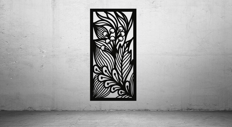 Privacy Panel Decorative Panel Privacy Screen Yard Art - Etsy