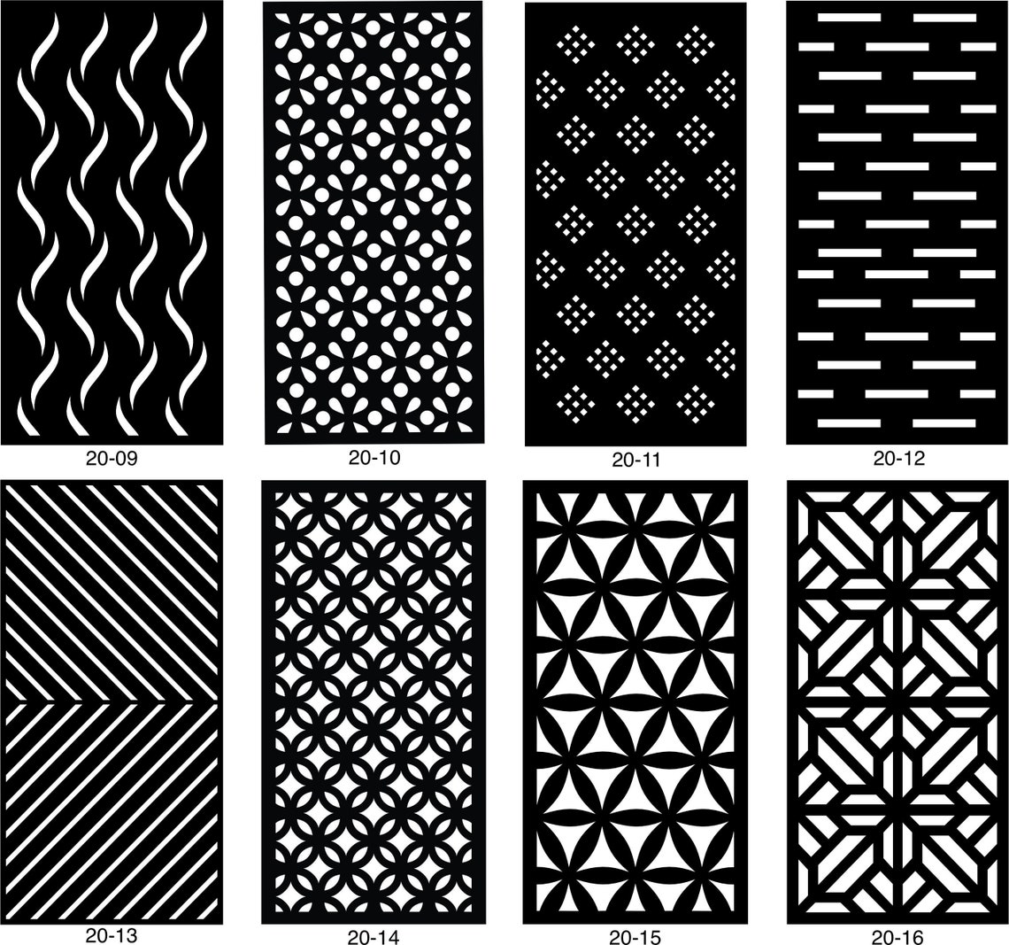 Privacy Panel Decorative Panel Privacy Screen Yard Art - Etsy