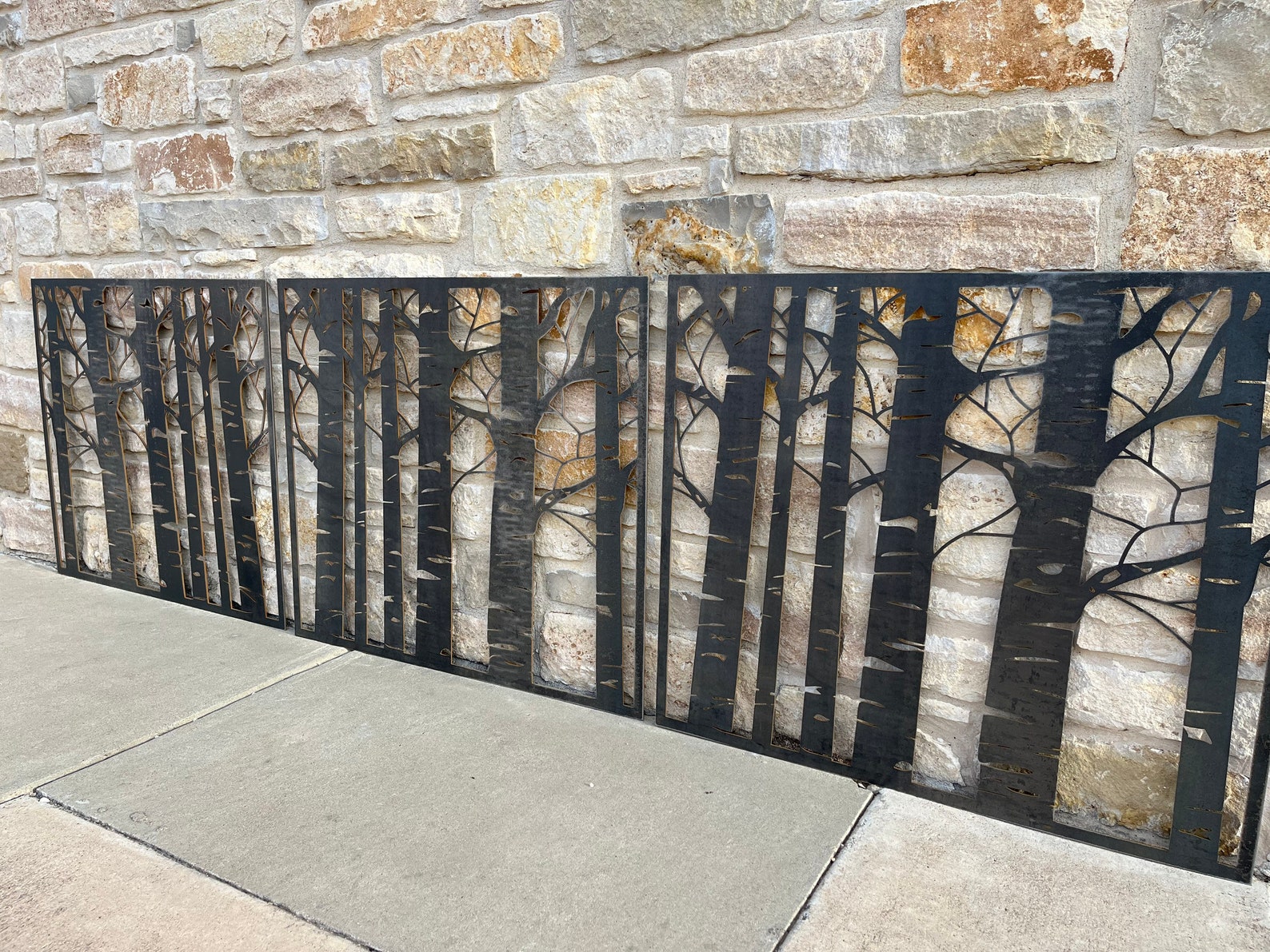 Privacy Panel Decorative Panel Privacy Screen Yard Art - Etsy