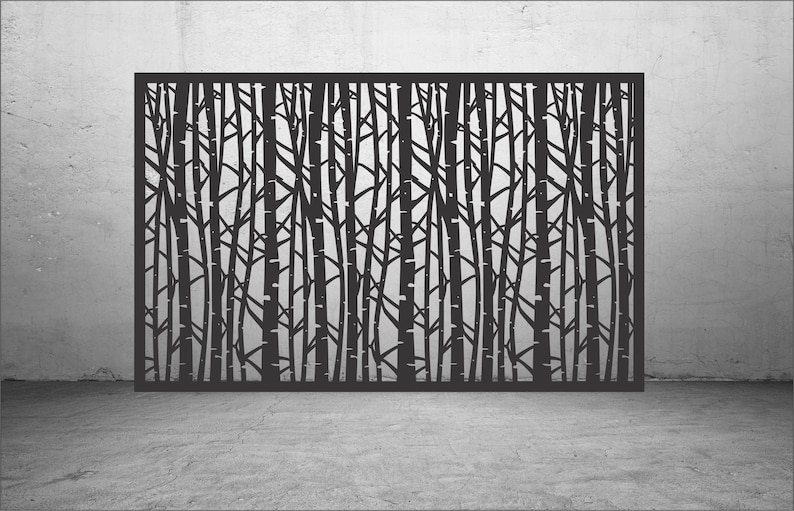 Privacy Panel Decorative Panel Privacy Screen Garden Decor - Etsy