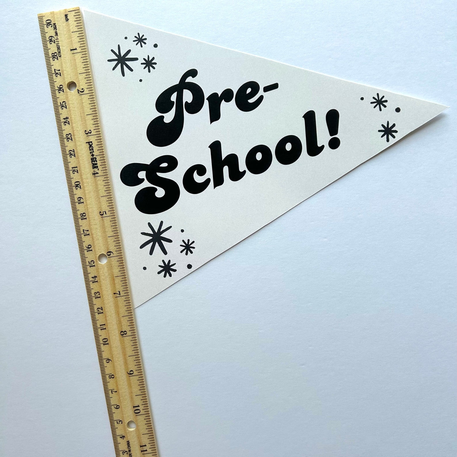 Grade School Pennant Flags, Back to School Flags, Printable Pennant ...