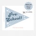 Grade School Pennant Flags, Back to School Flags, Printable Pennant ...