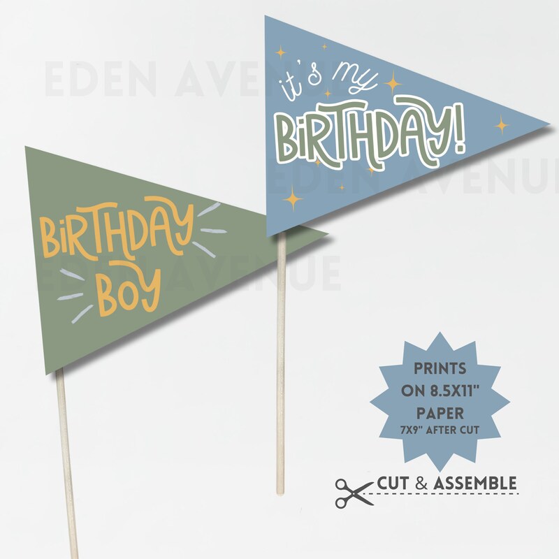 Pennant Printable - Etsy