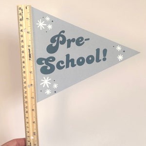 Grade School Pennant Flags, Back to School Flags, Printable Pennant ...
