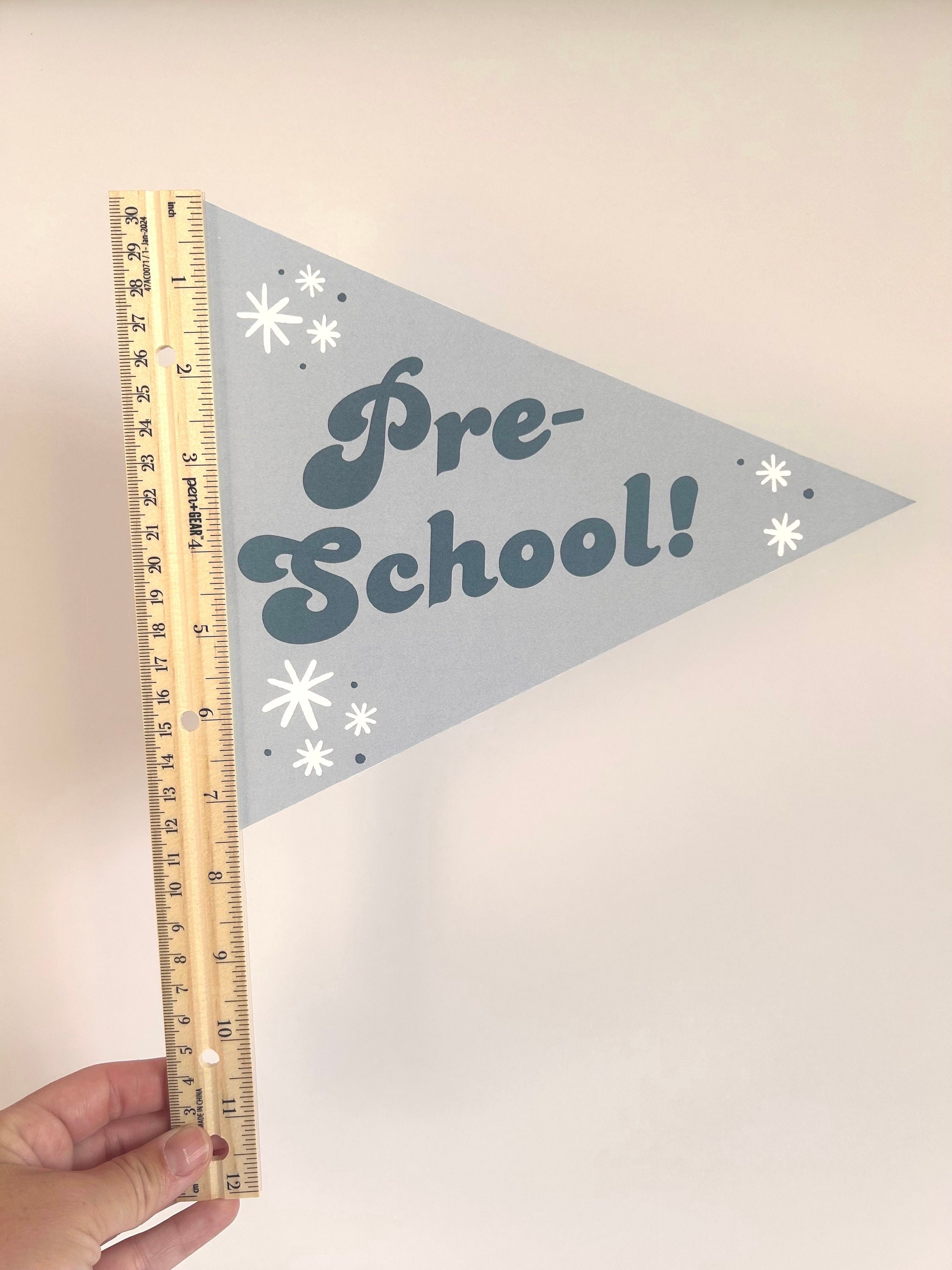 Grade School Pennant Flags, Back to School Flags, Printable Pennant ...