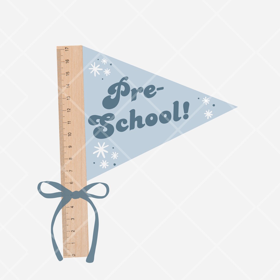 Grade School Pennant Flags, Back to School Flags, Printable Pennant ...