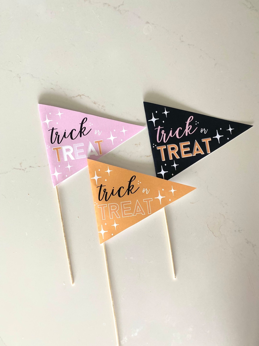 Printable Halloween Pennant Flags Instant Download Bundle - Etsy