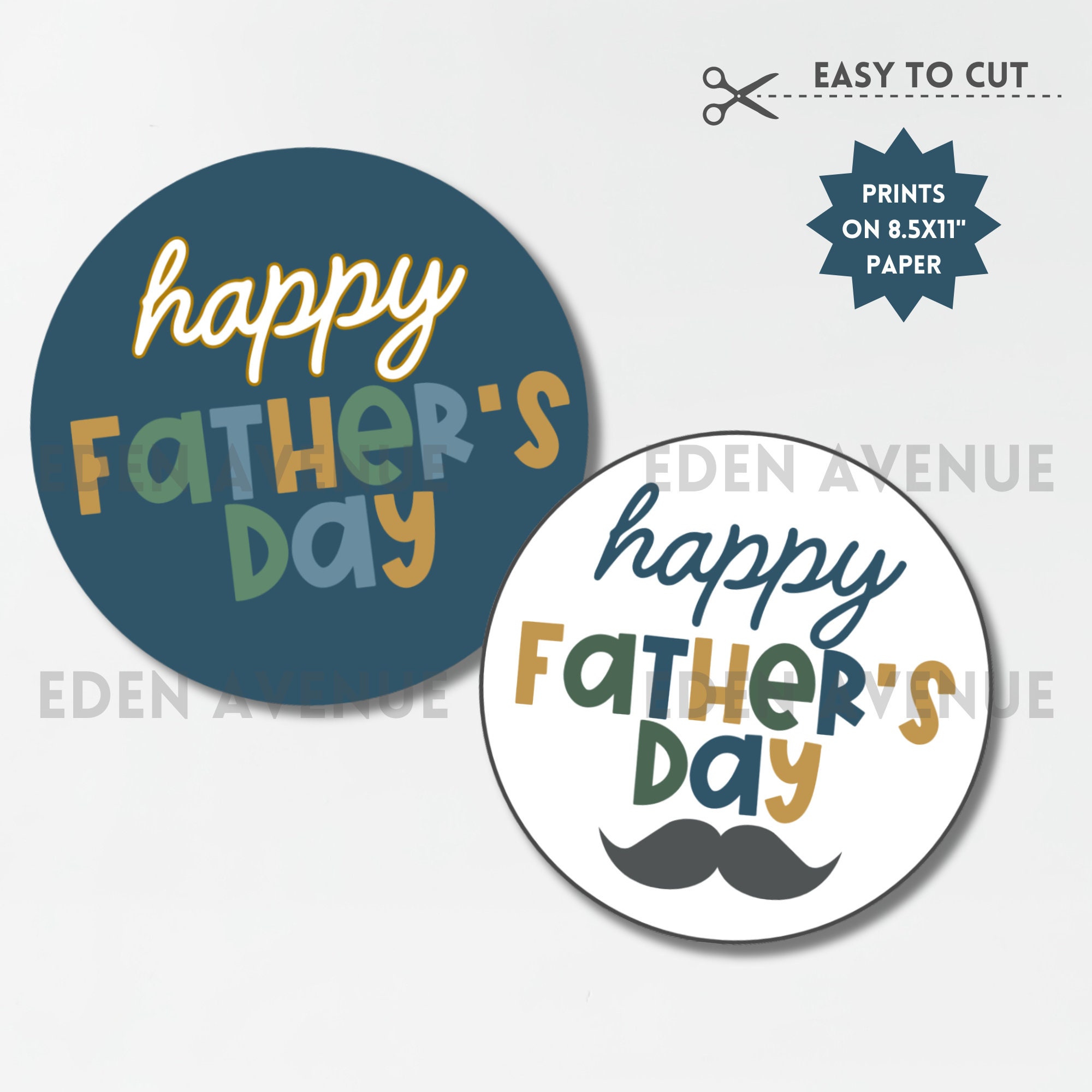 Printable Father's Day Tags, Happy Father's Day, Gift Tags, Father's ...