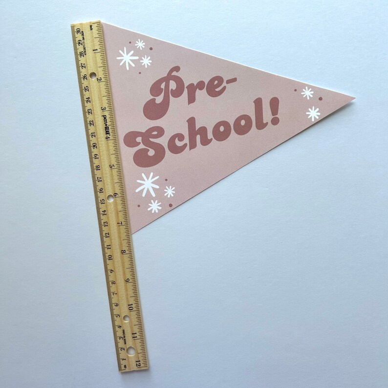 Grade School Pennant Flags, Back to School Flags, Printable Pennant ...