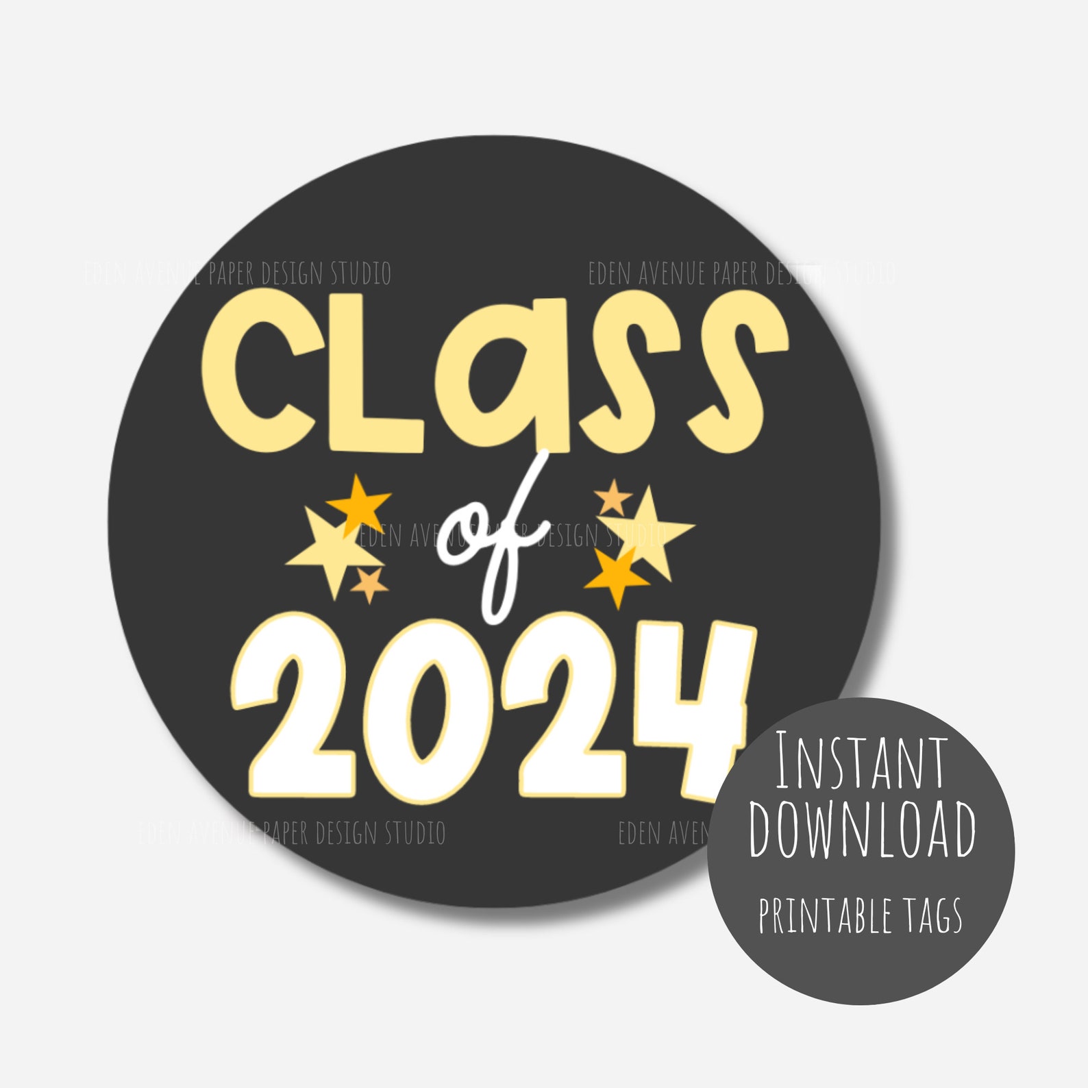 Printable Graduation Tag, Graduation Cookie Tag, Congratulations Grad ...