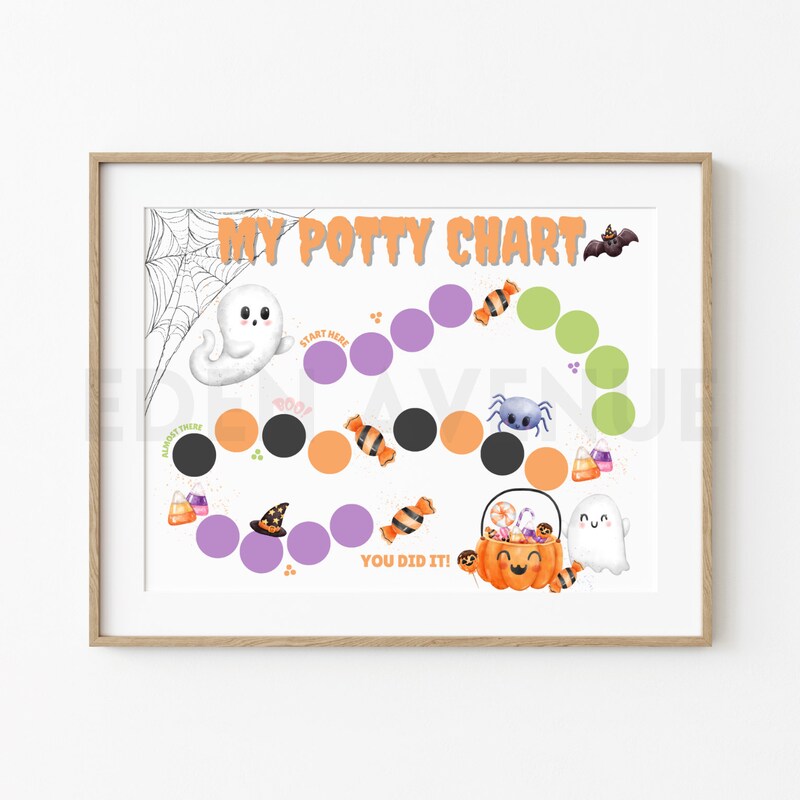 Halloween Potty Chart - Etsy