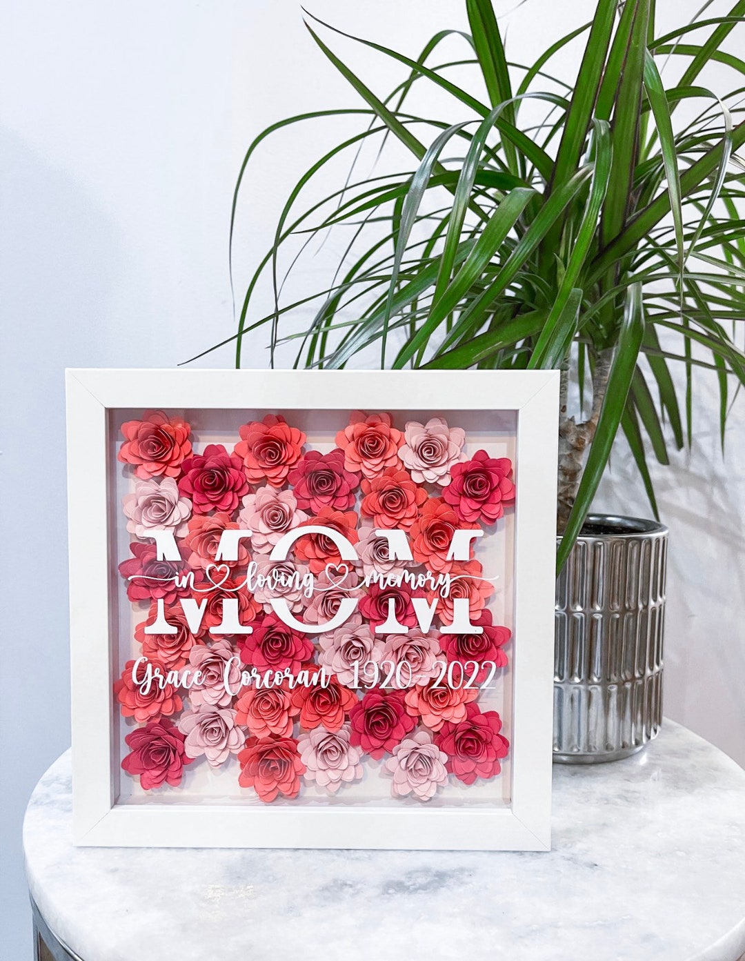 Floral Shadow Box Perfect Gift for Mom - Etsy