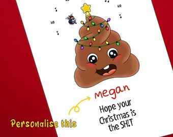Funny Christmas Poop - Etsy