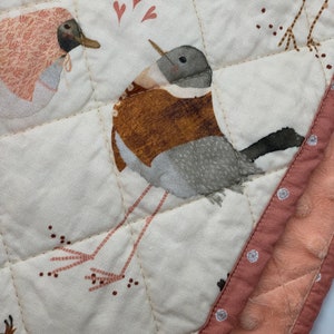 Bird Aviary Wholecloth Babys Quilt - Etsy