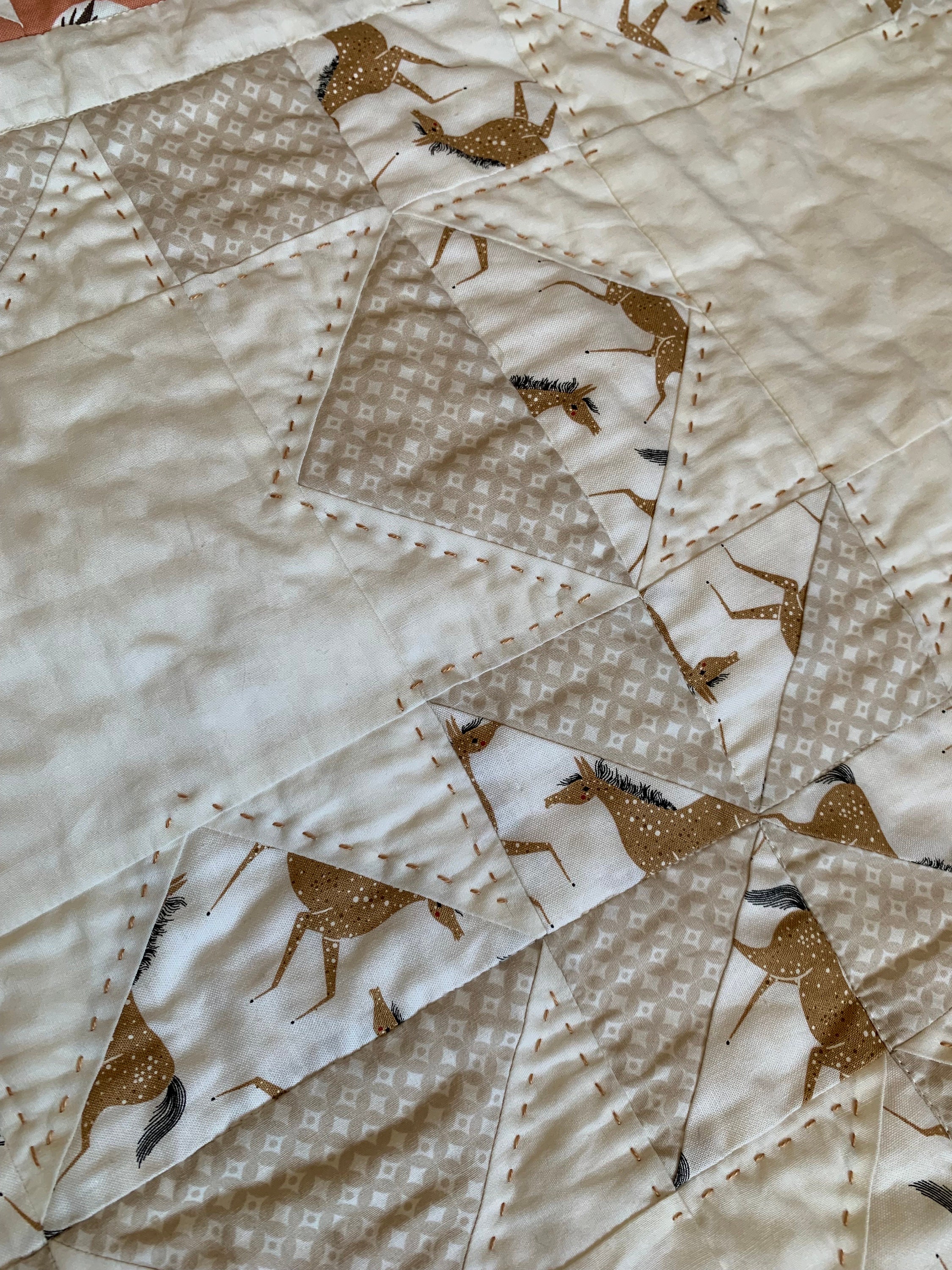 Handmade Quilted Throw Neutral Tones - Etsy Australia