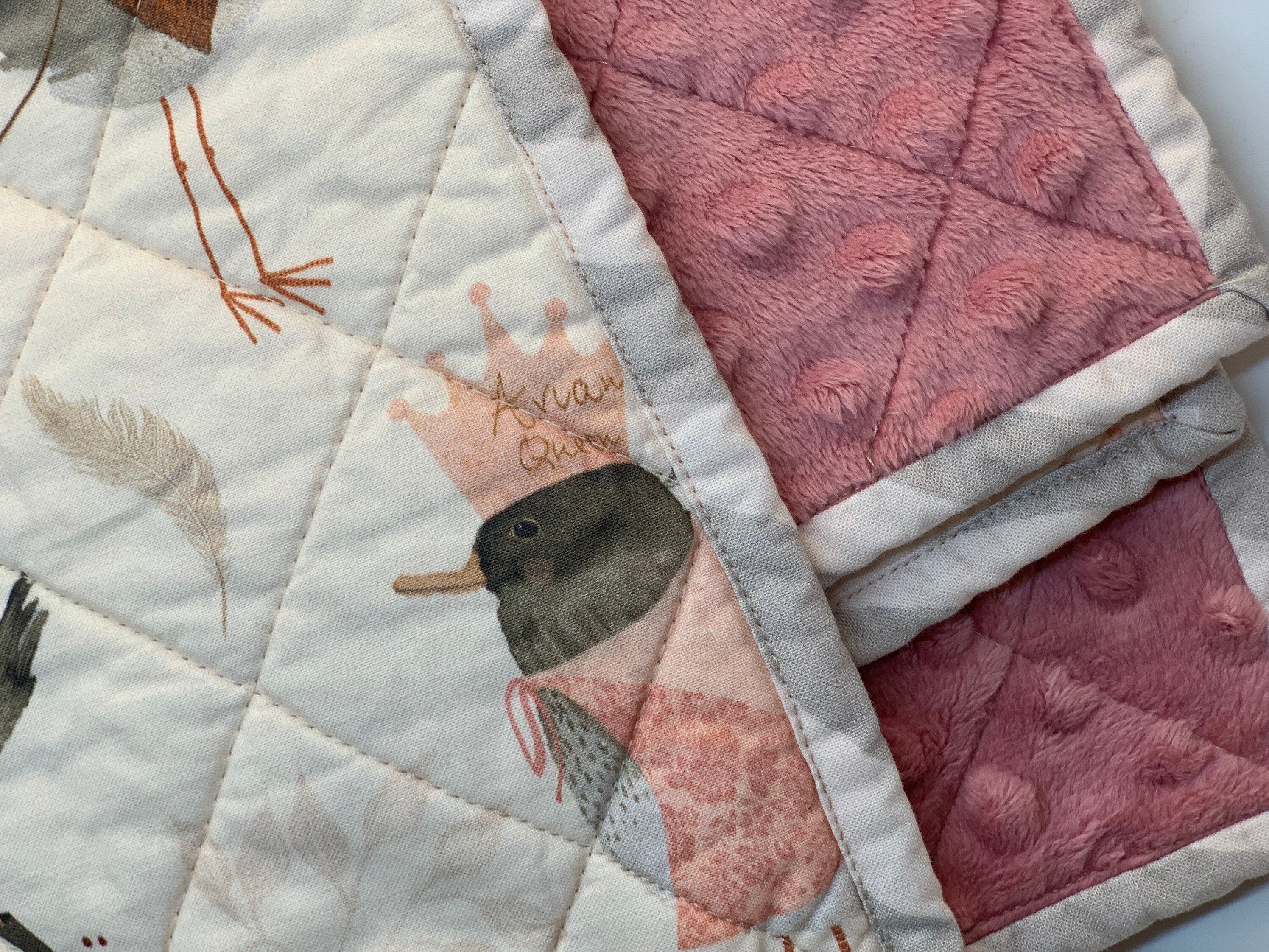 Bird Aviary Wholecloth Babys Quilt - Etsy