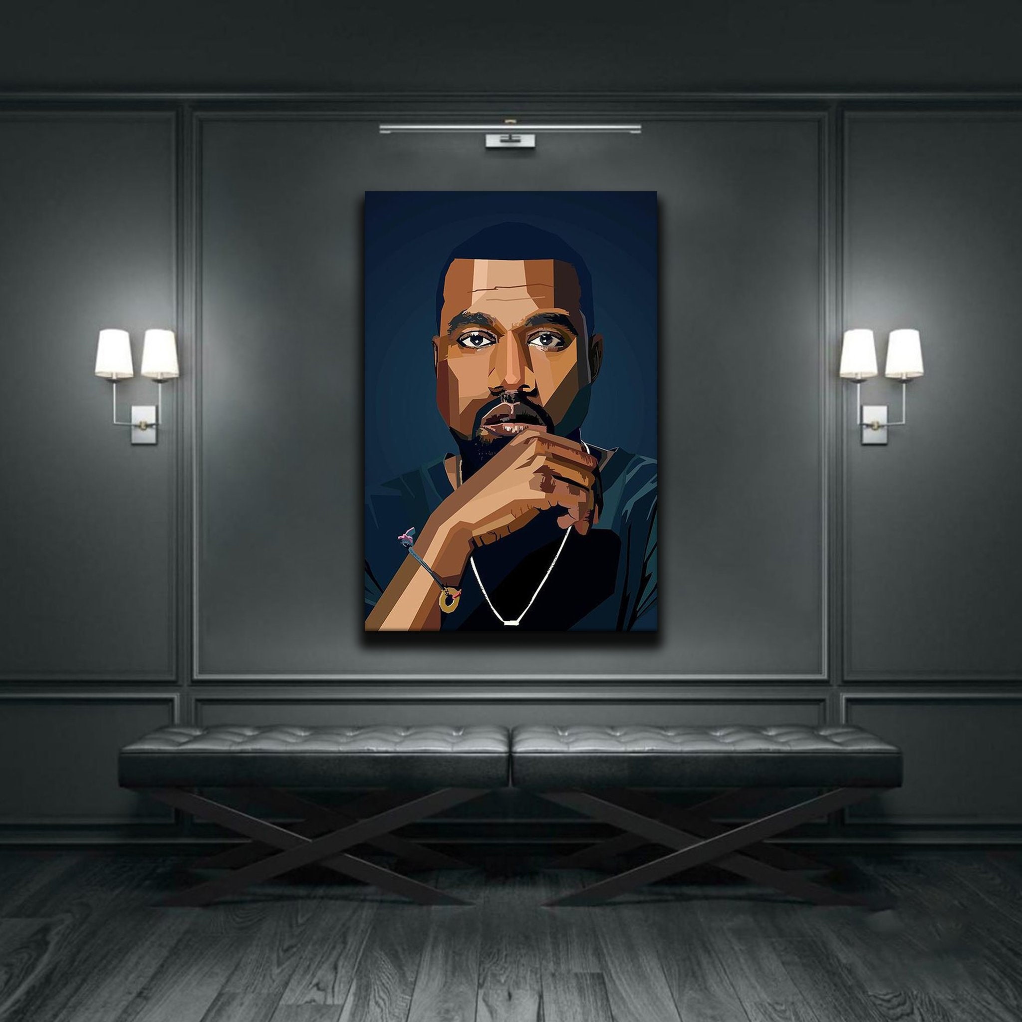 Kanye West Time Magazine Wall Decor Kanye Canvas Hip Hop | Etsy