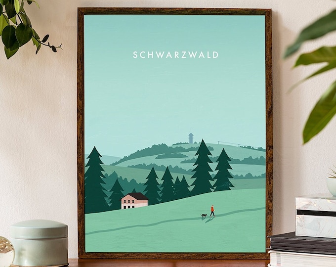 Schwarzwald Poster TLandscape DIN A3 - Etsy.de