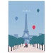 Paris Poster – Minimalist Wall Art With Eiffel Tower | French Decor ...