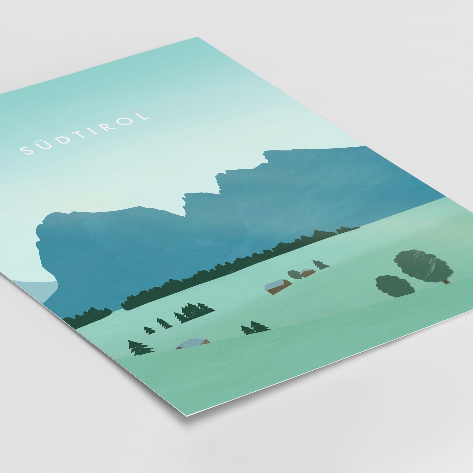 South Tirol Print, Mountain Poster, Landscape Poster, Dolomites Posters ...