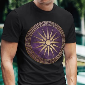 Macedon Alexander the Great Argead Sun Symbol of Ancient Makedon T ...