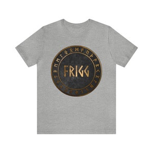 Frigg Norse Goddess With Viking Runes T-shirt - Etsy