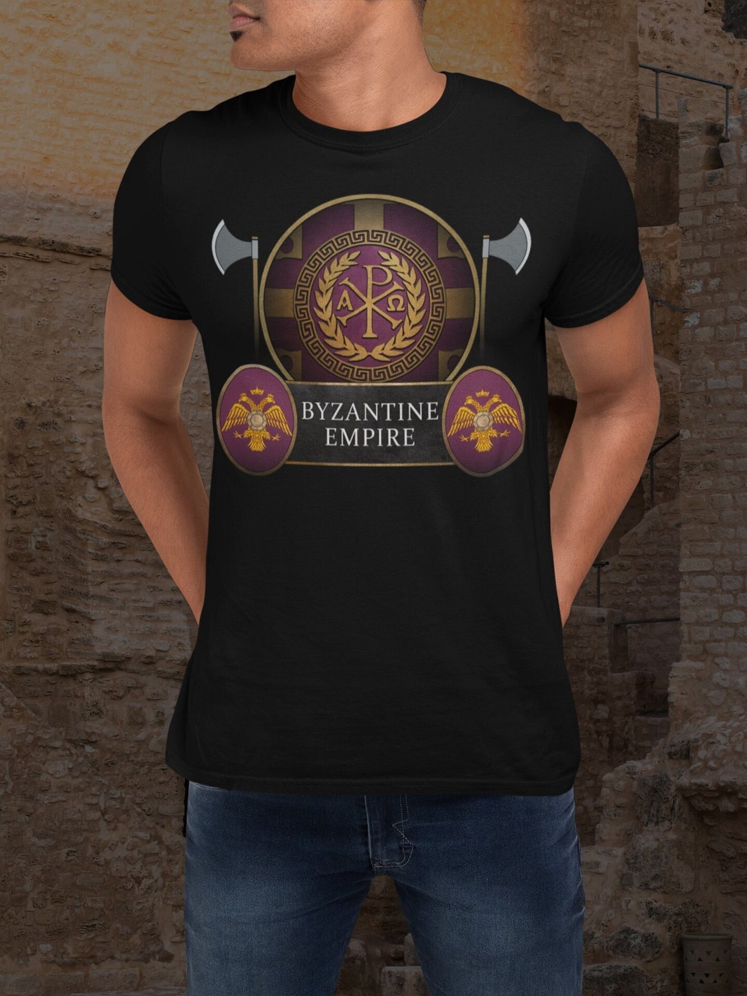 Byzantine Empire Imperial Chi Rho Symbol - Byzantine Eagle - Late Roman ...