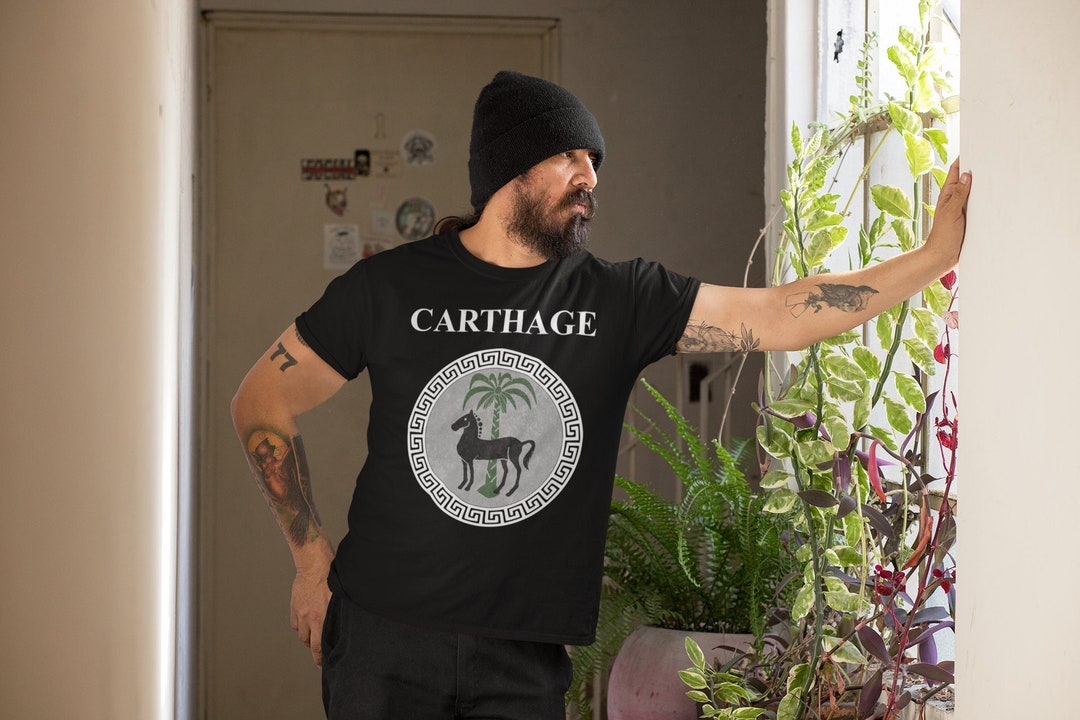 Carthage Ancient Symbol of Qart-hadasht Shield T-shirt - Etsy
